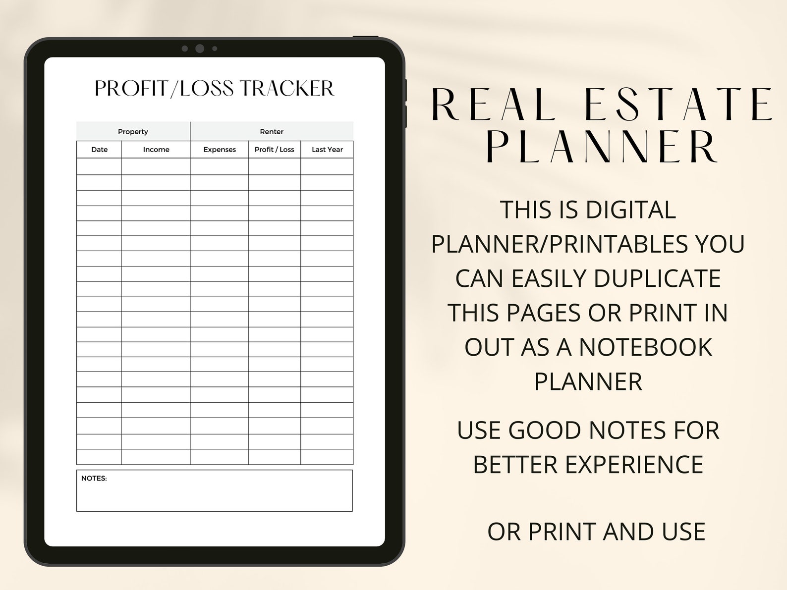 Real Estate Planner, Real Estate Business Planner, Real Estate Agent ...