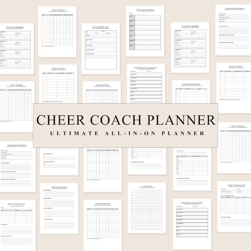 Planner for Coach Notebook - Etsy