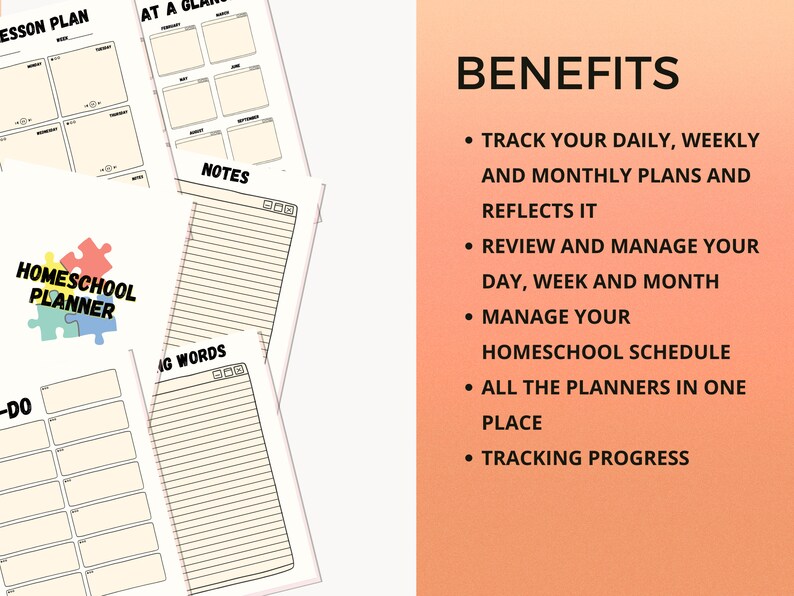 Digital Homeschool Planner, Printable Homeschool Planner, Best ...