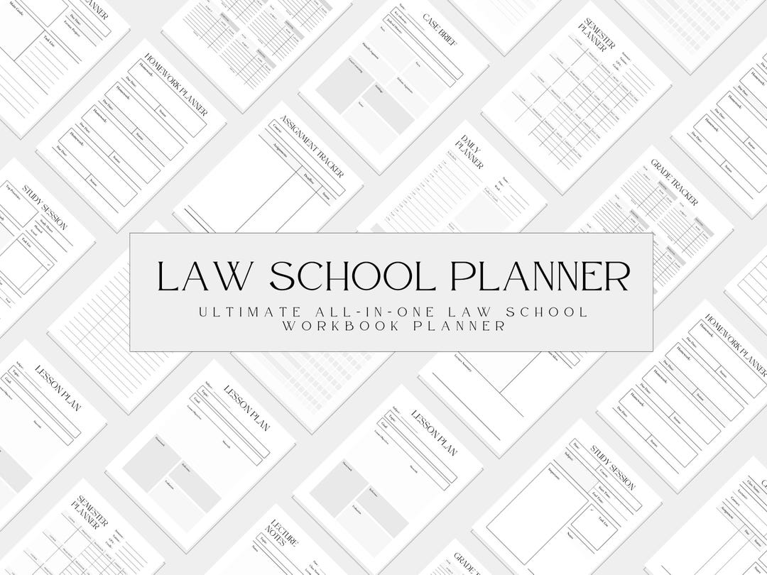 Law School Planner, Law Student Planner, Law School Notes, Law School ...