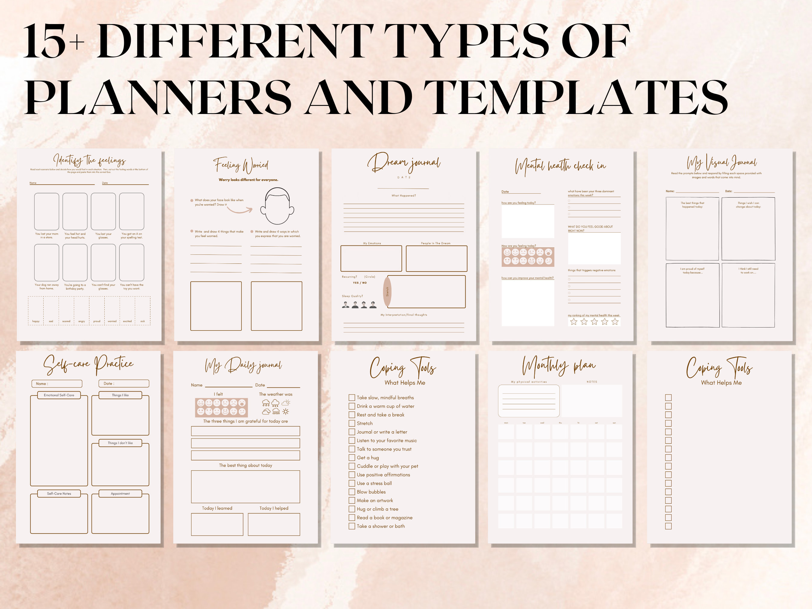 Emotion Processing Worksheets, Emotion List, Mental Health Printable ...