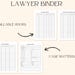 Lawyer Planner, Lawyer Organizer, Paralegal Case Tracker, Legal Tracker ...