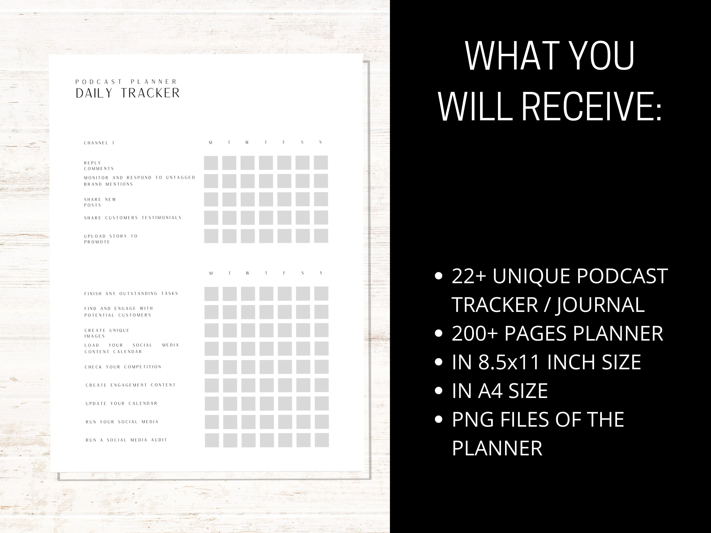 ULTIMATE Podcast Planner BUNDLE, Podcast Script, Podcast Checklist ...