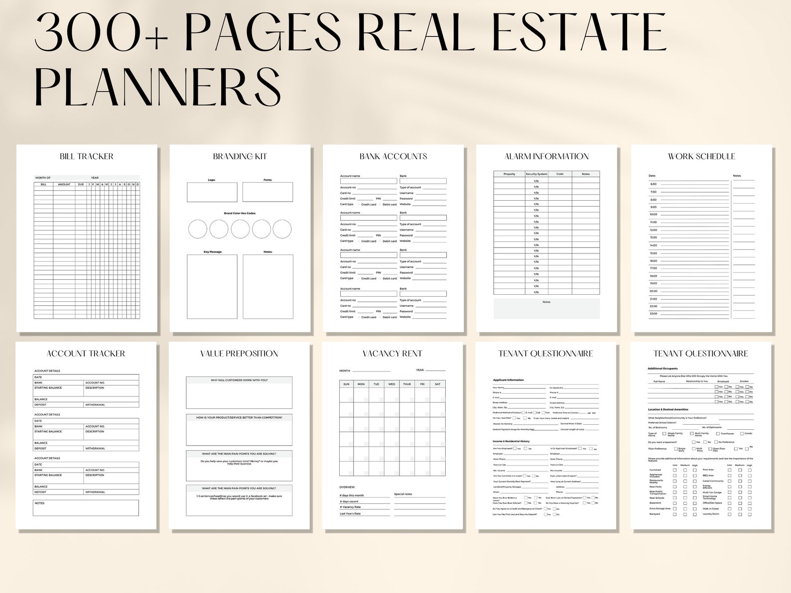 Real Estate Planner, Real Estate Business Planner, Real Estate Agent ...