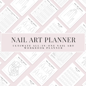 Nail Art Planner, Nail Care Planner, Nail Planner, Nail Art Idea, Nail ...