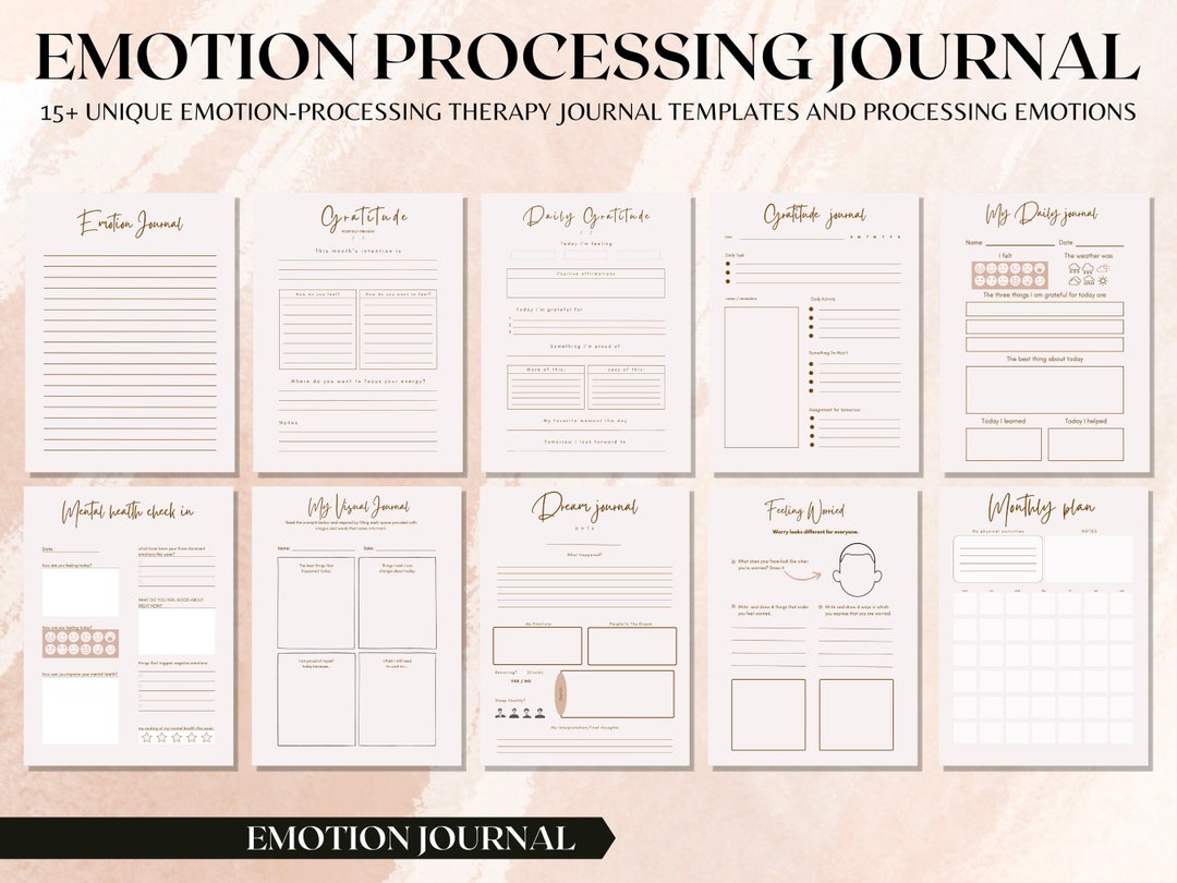 Emotion Processing Worksheets, Emotion List, Emotion Wheel, Emotion ...