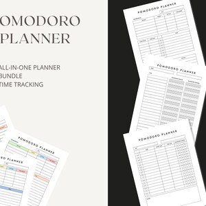 Pomodoro Planner, Pomodoro Timer, Pomodoro Tracker, Study Session ...