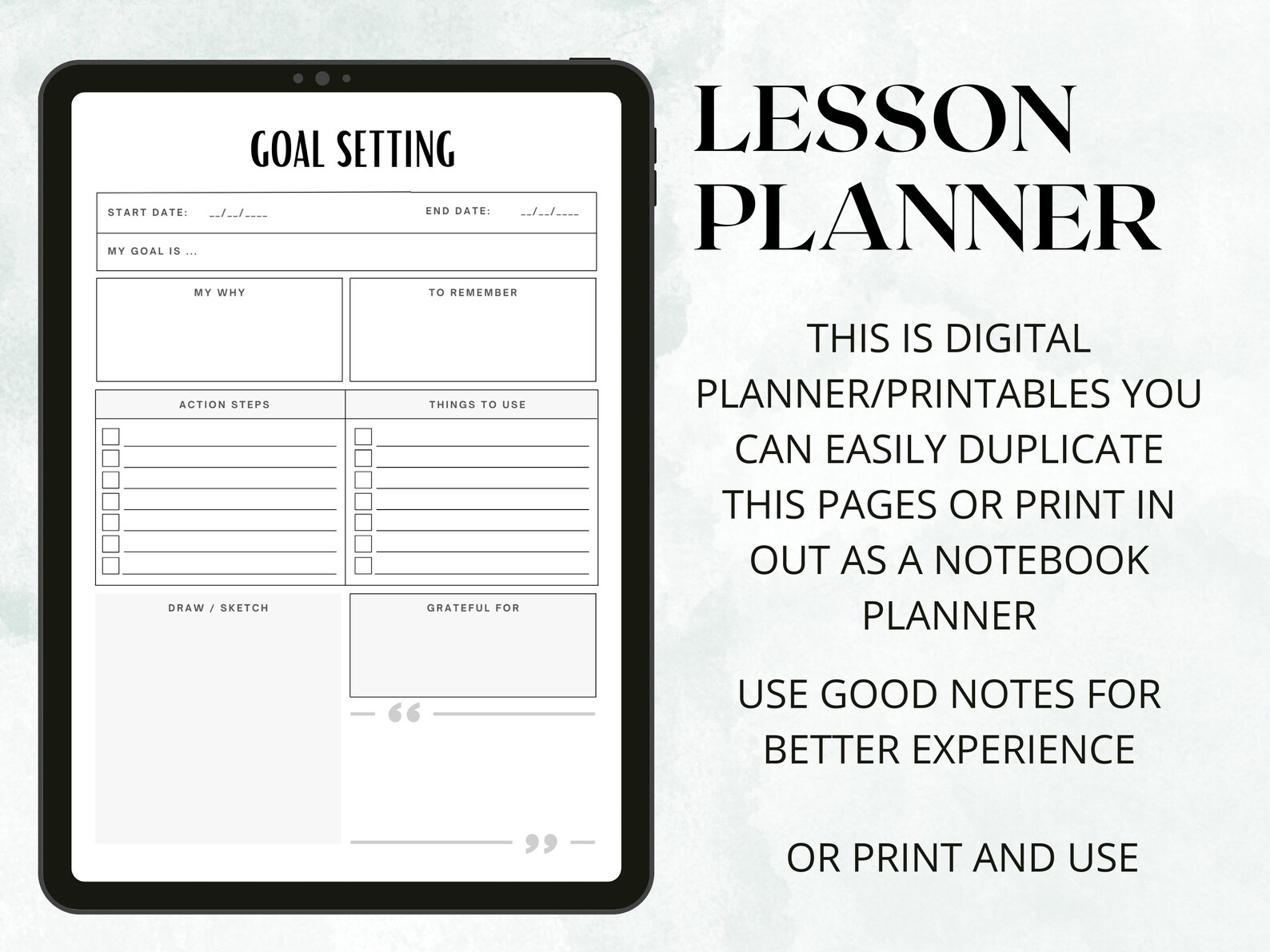 Goal Planner BUNDLE, 2023 Goals Tracker, SMART Goal Setting, Monthly ...