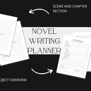 Novel Writing Workbook Planner, Novel Writing Digital Planner, Fiction ...