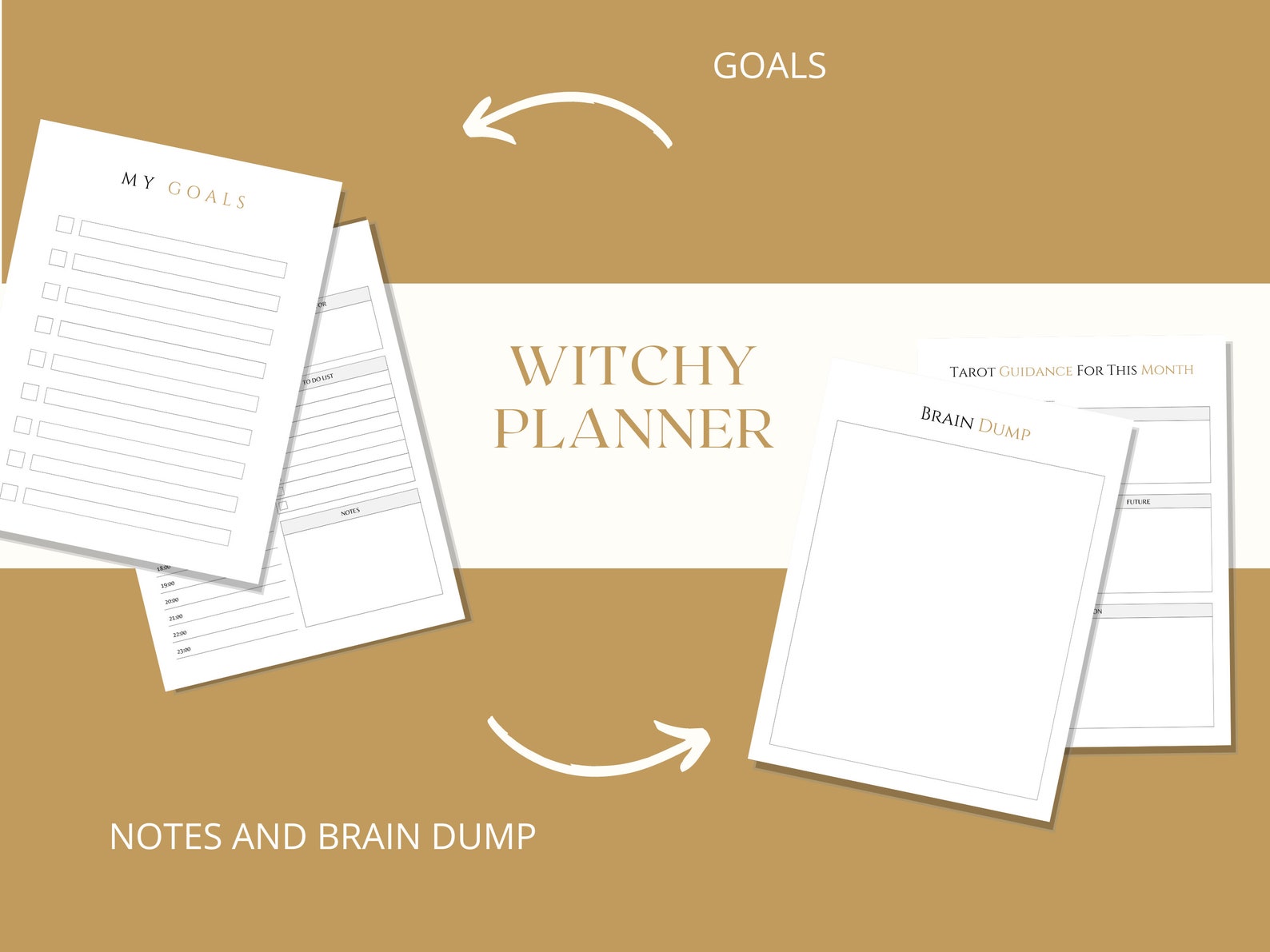 Ultimate Witchy Planner, Witch Journal, Witchy Planner, Tarot Journal ...