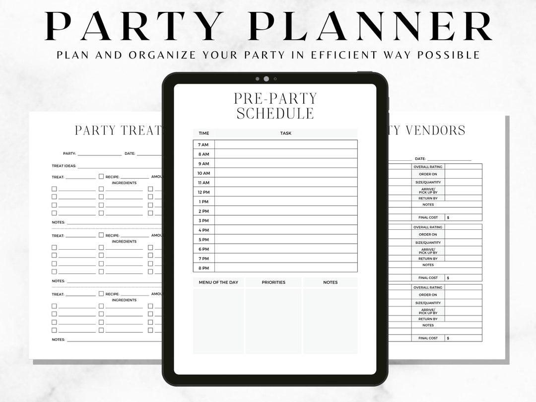 ULTIMATE Party Planner | Event Planner Printable | Event Organizer ...
