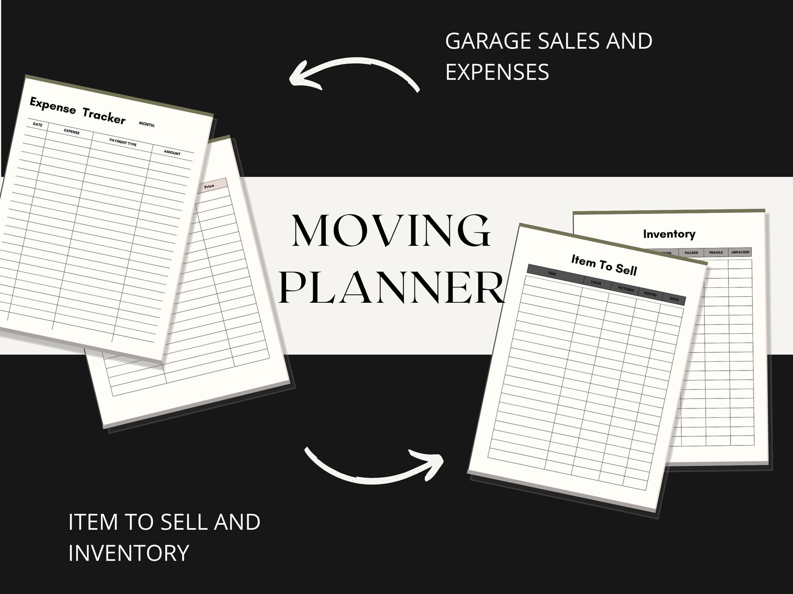 Moving Planner, Moving Checklist, Moving Binder, Moving Gift, Moving ...