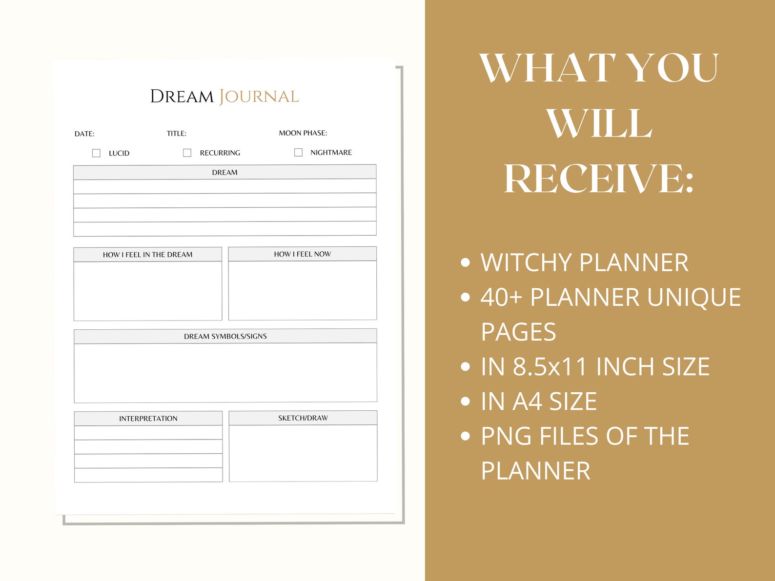 Ultimate Witchy Planner, Witch Journal, Witchy Planner, Tarot Journal ...