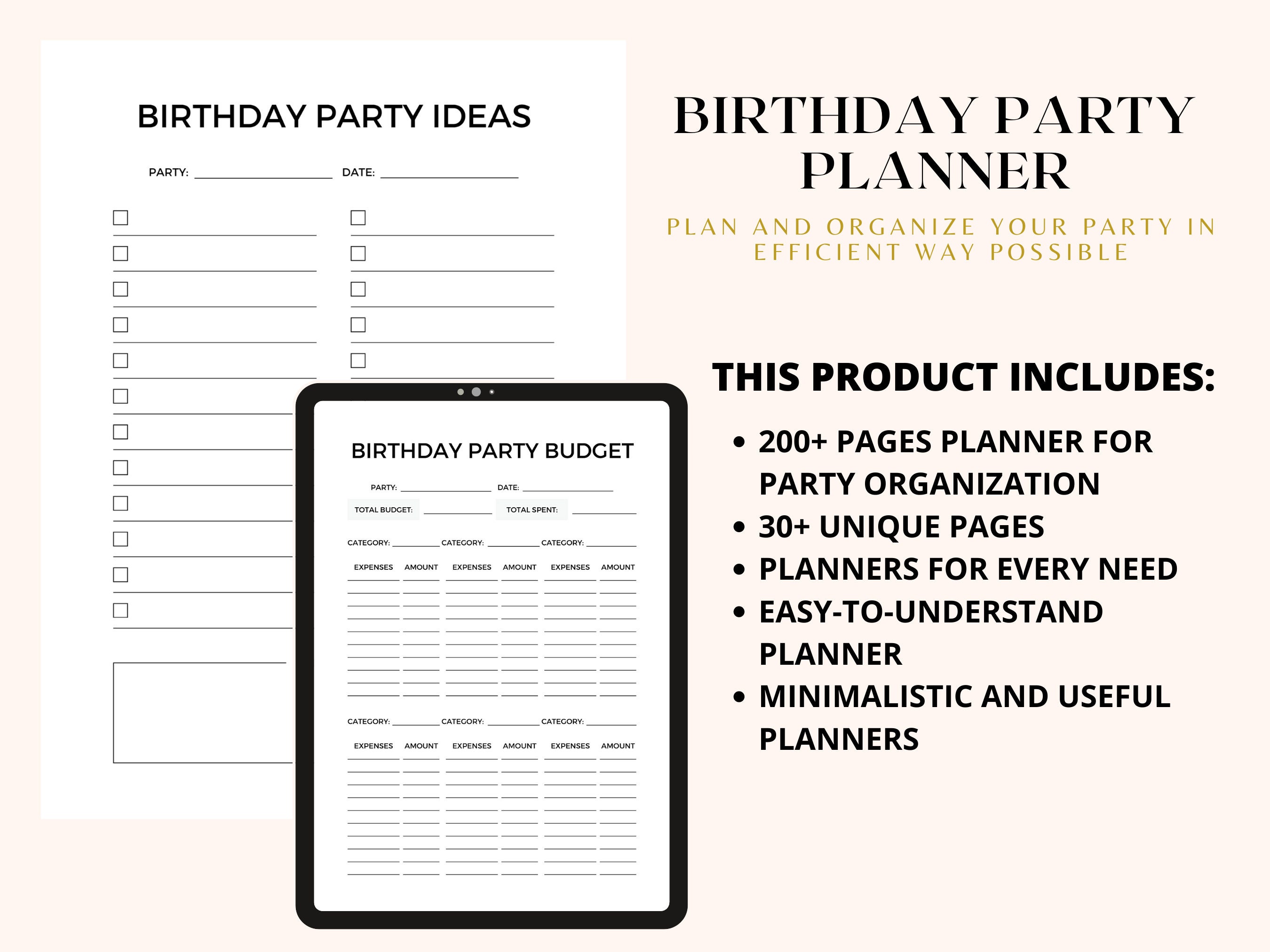 ULTIMATE Birthday Planner, Birthday Organizer, Birthday | Printable ...