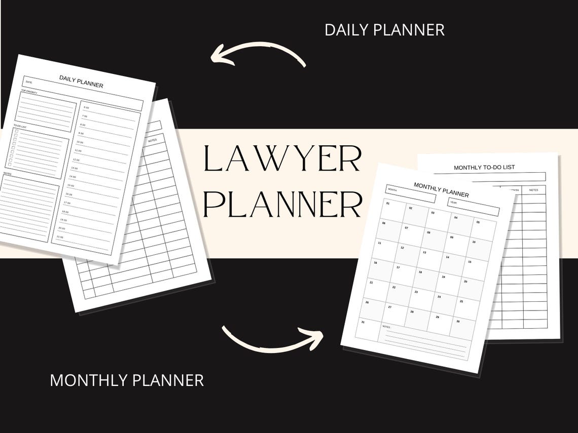 Lawyer Planner, Lawyer Organizer, Paralegal Case Tracker, Legal Tracker ...