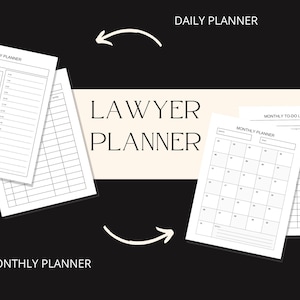 Lawyer Planner, Lawyer Organizer, Paralegal Case Tracker, Legal Tracker ...