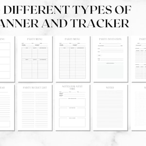 ULTIMATE Party Planner Organizer Bundle, Party Planner Notebook ...