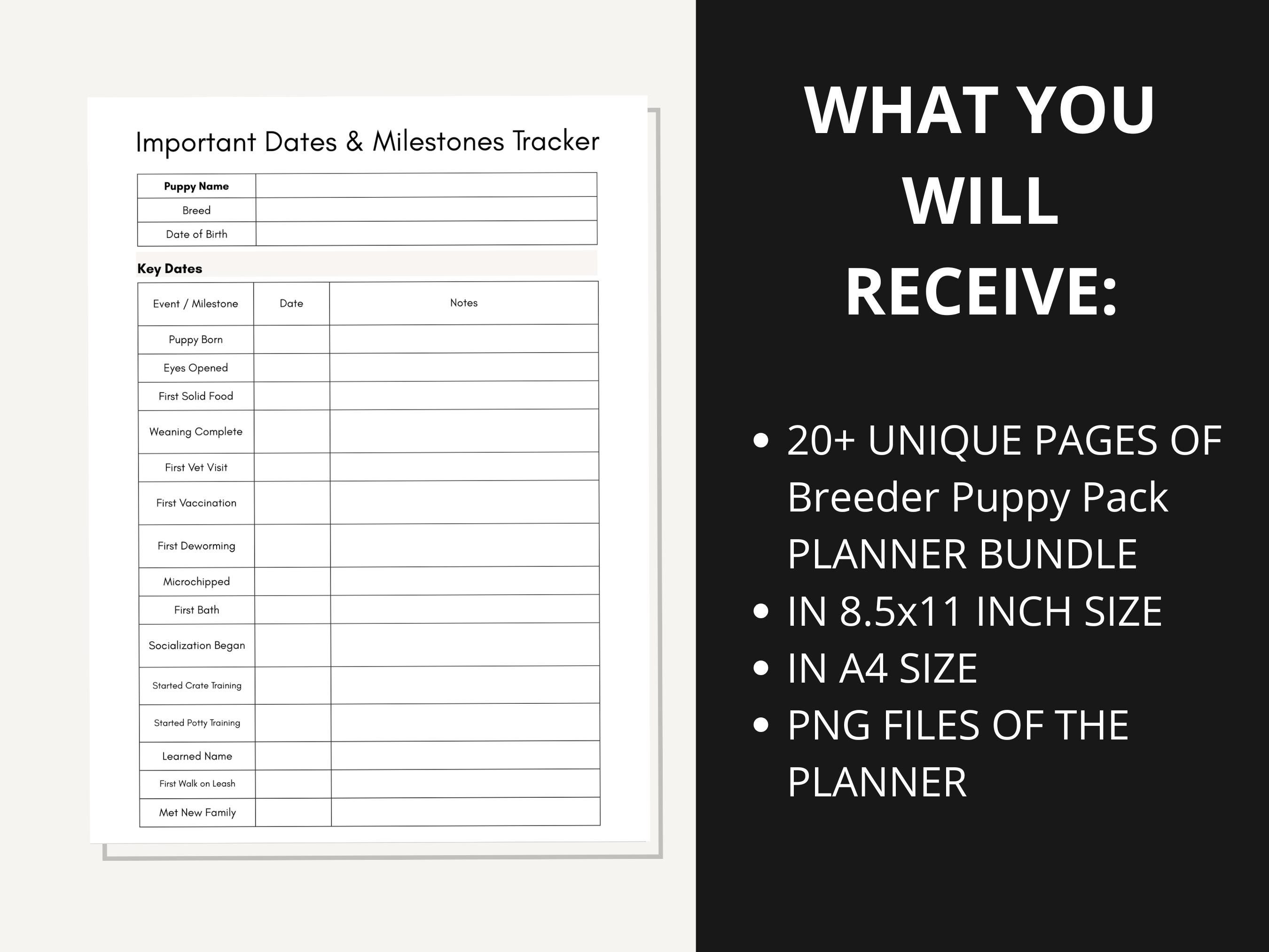 Dog Breeder Bundle, Breeder Puppy Pack, Puppy Binder, Dog Breeder ...