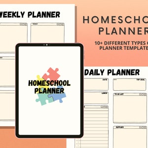 Digital Homeschool Planner, Printable Homeschool Planner, Best ...