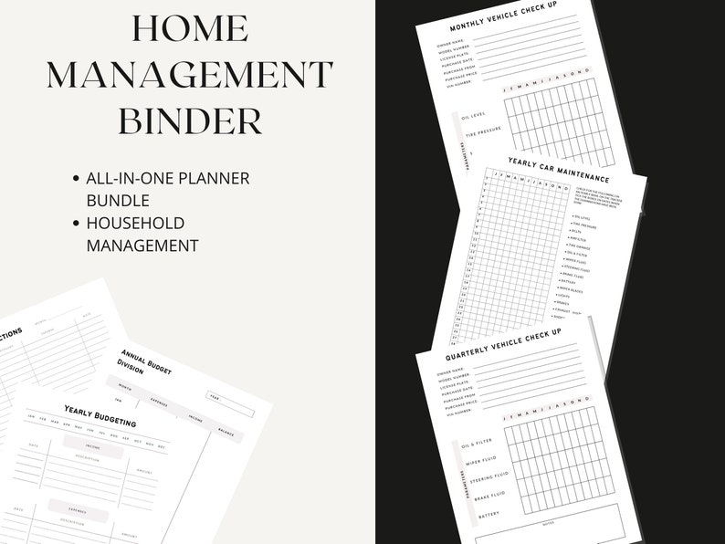 Ultimate Home Management Binder, Home Binder, Home Management Family ...