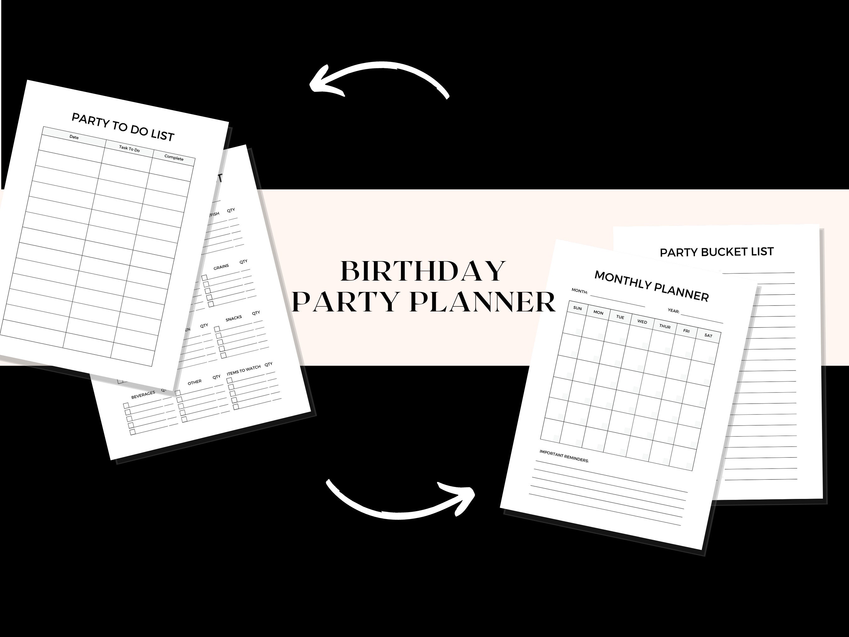 ULTIMATE Birthday Planner, Birthday Organizer, Birthday | Printable ...