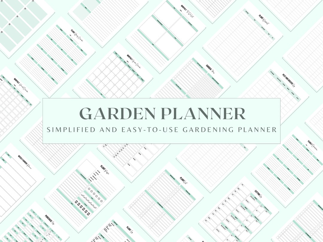 The Ultimate Gardening Planner BUNDLE, Gardening Planner Printable ...