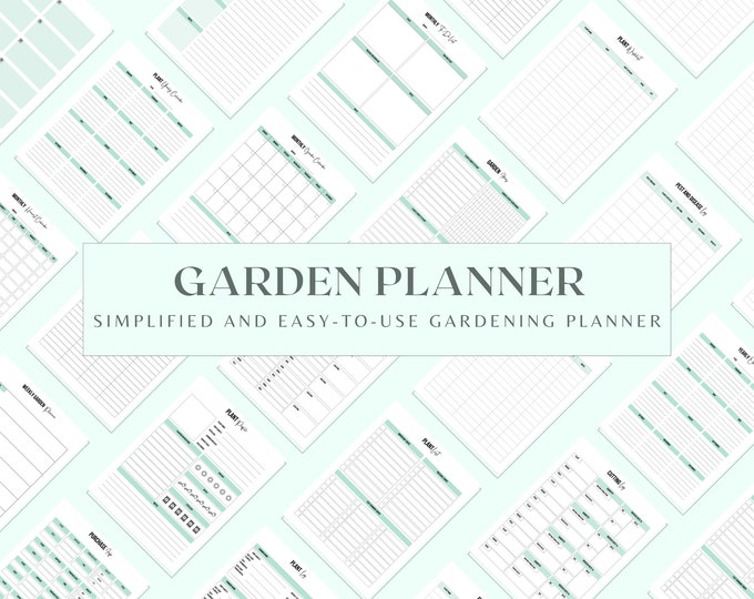 The Ultimate Gardening Planner BUNDLE, Gardening Planner Printable ...