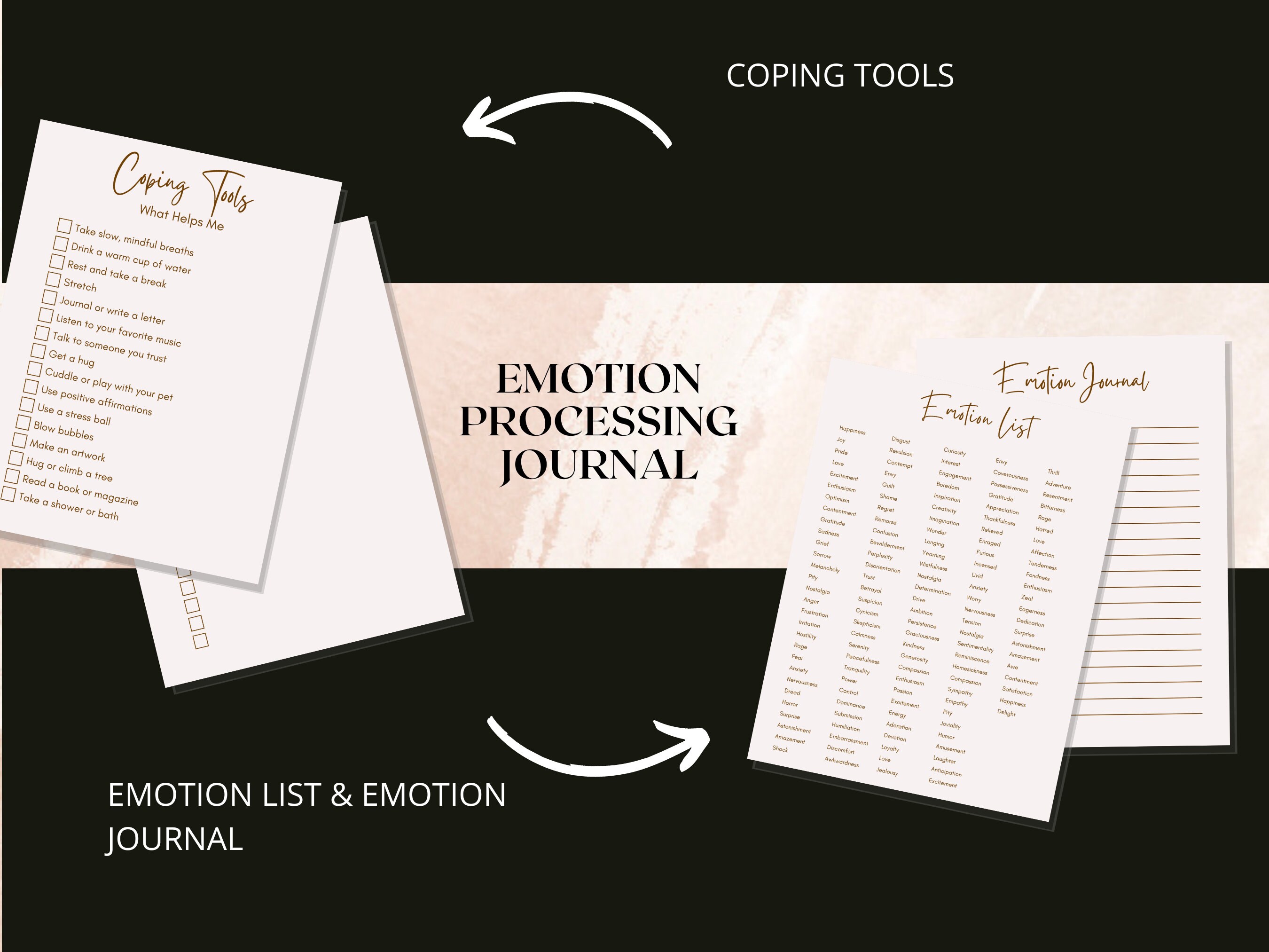 Emotion Processing Worksheets, Emotion List, Emotion Wheel, Emotion ...
