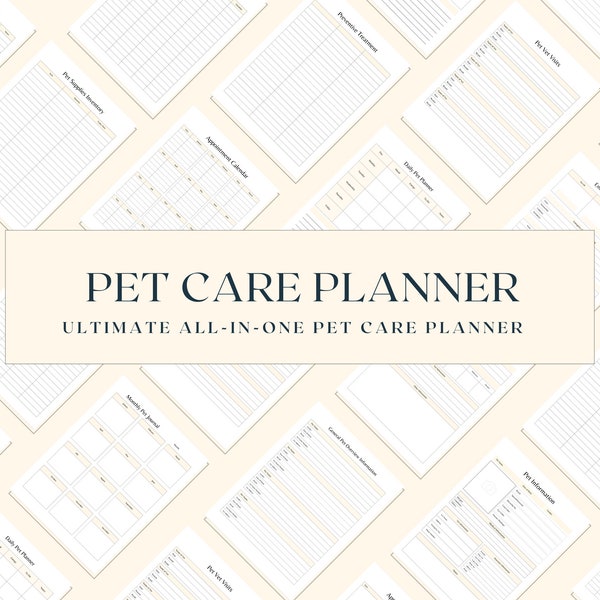Pet Care - Etsy
