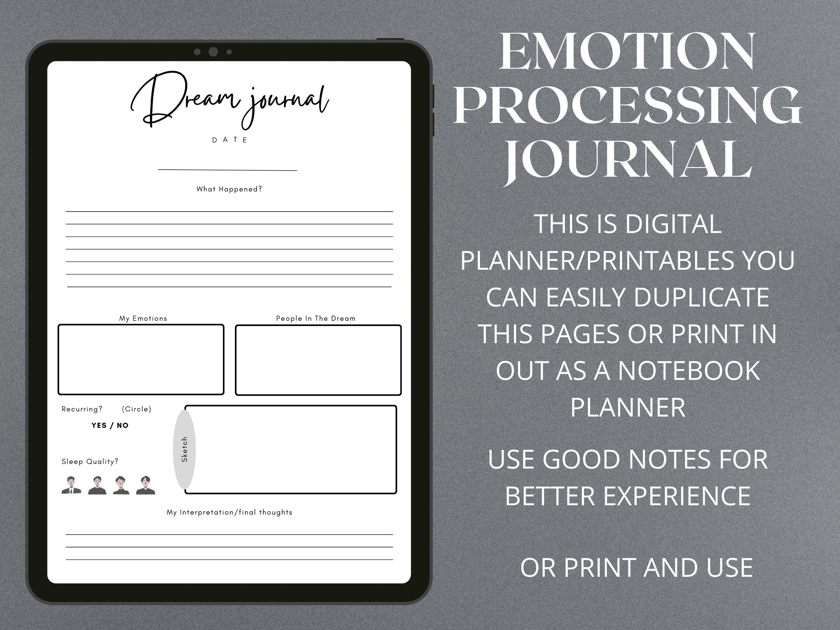 Emotion Processing Worksheets, Emotion List, Mental Health Printable ...