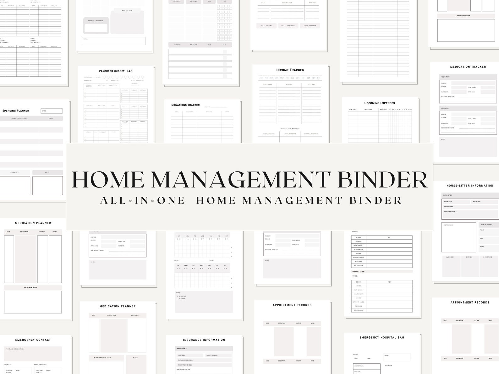 Ultimate Home Management Binder, Home Binder, Home Management Family ...
