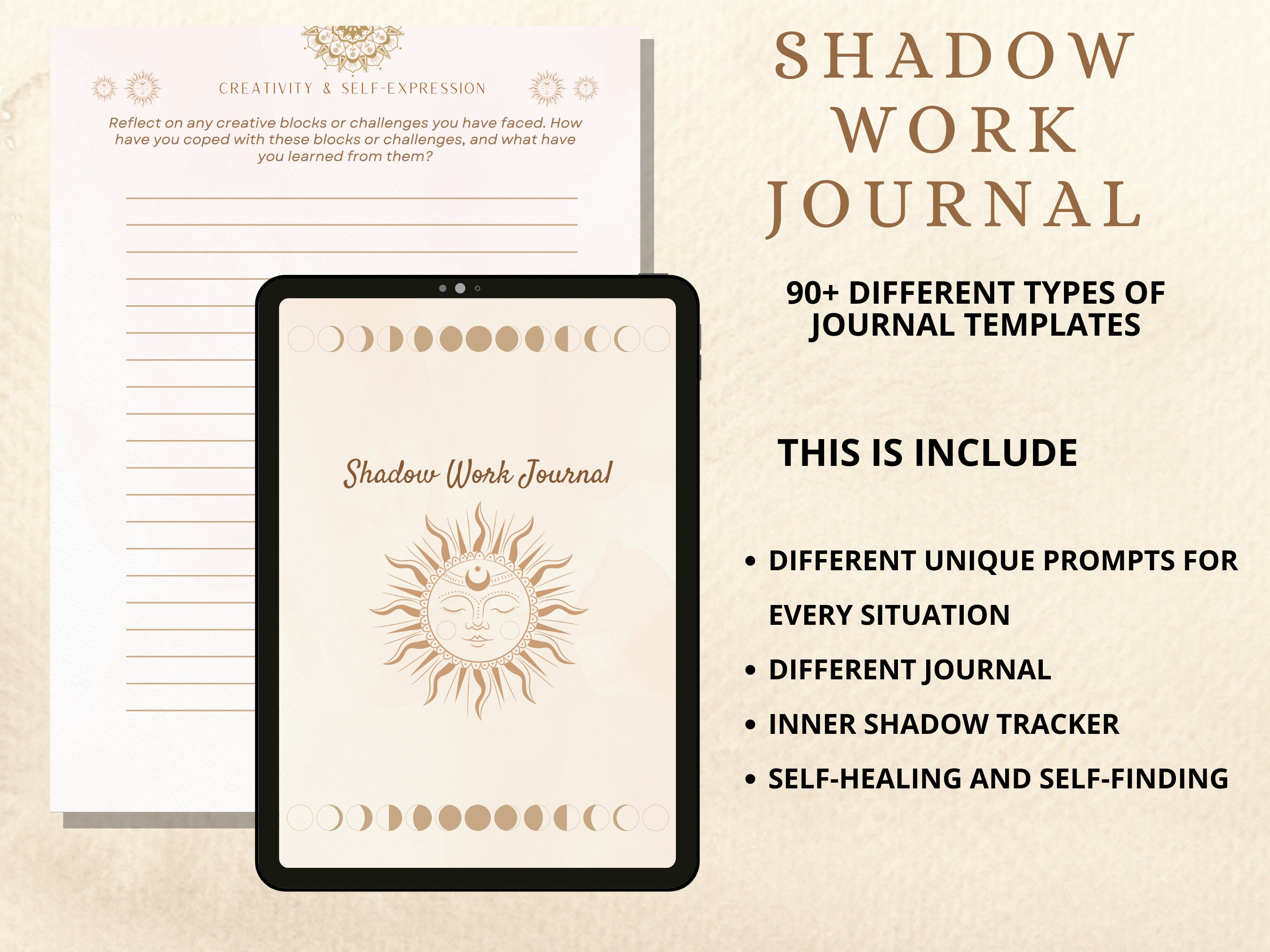 Shadow Work Journal Pages, Shadow Work Journal Prompts, Printable ...