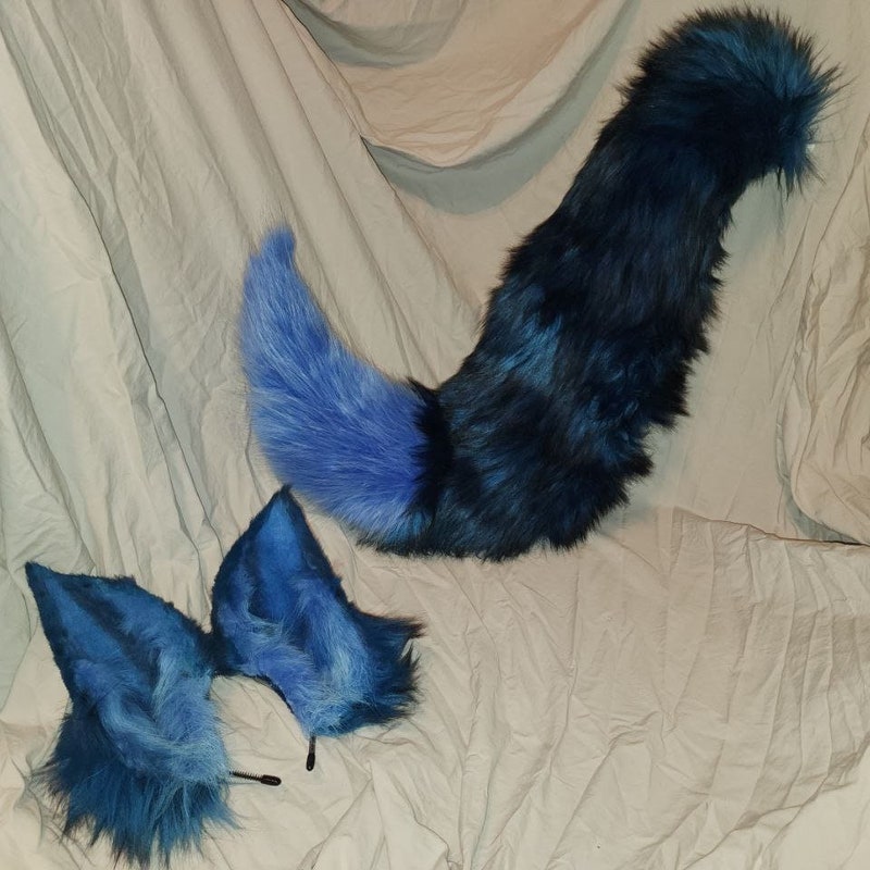 Cat Ears and Tail Set - Etsy