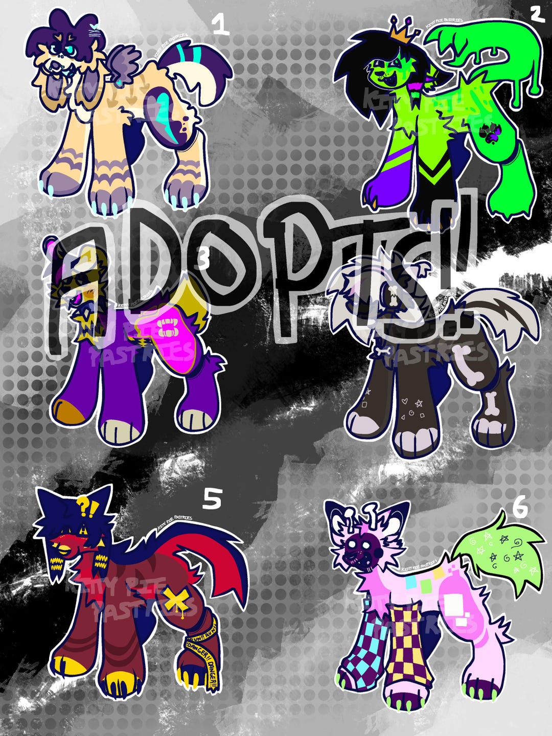 FURRY ADOPTS - Etsy
