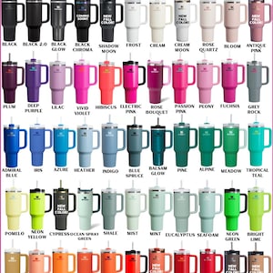 Custom Full Wrap Engraved Stanley - 30oz & 40 Oz - Etsy