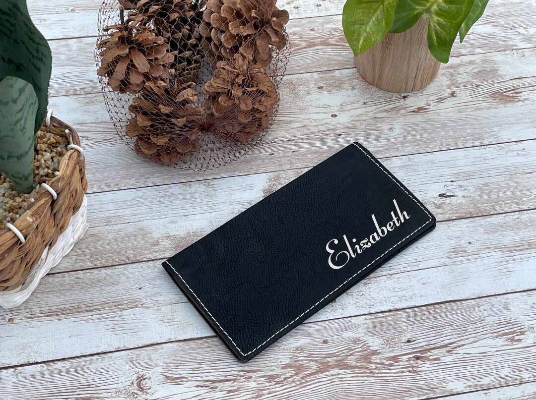 Personalized Checkbook Cover, Checkbook Case, Custom Checkbook, Custom ...