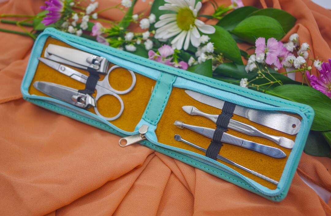 Leather Manicure Set, Birthday Gift for Her, Unique Gifts for Women ...