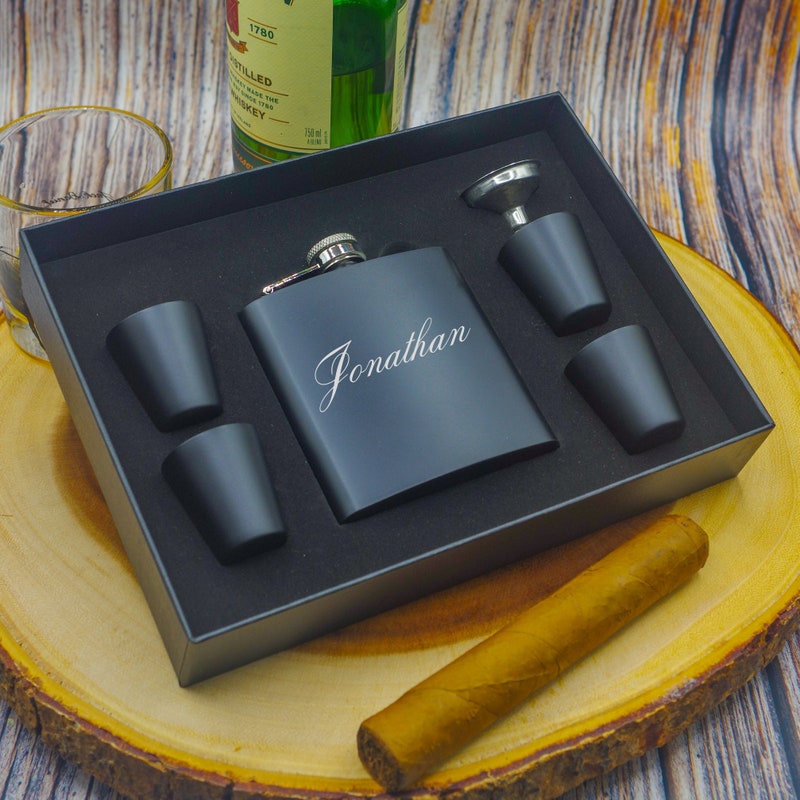 Personalized Flask - Etsy