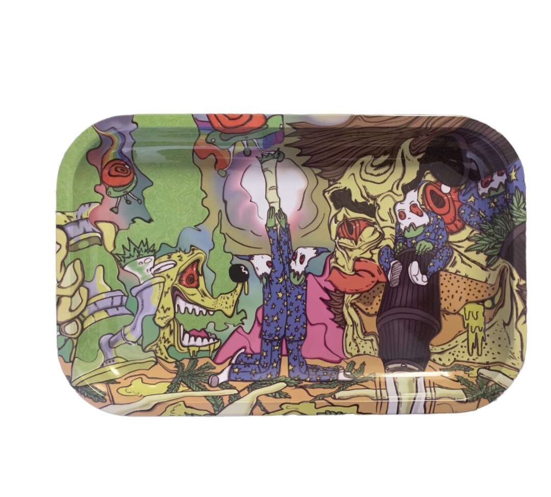 Trippy Tray, Design Tray, Rolling Tray, Smokers Tray - Etsy