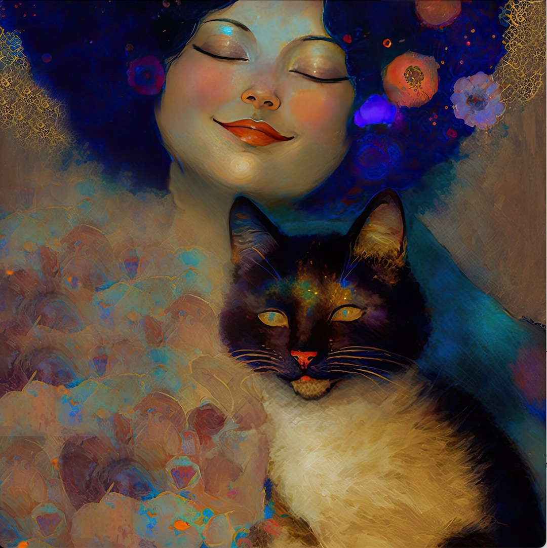 Cat Lady 1 INSTANT DIGITAL DOWNLOAD Printable Body Positive - Etsy