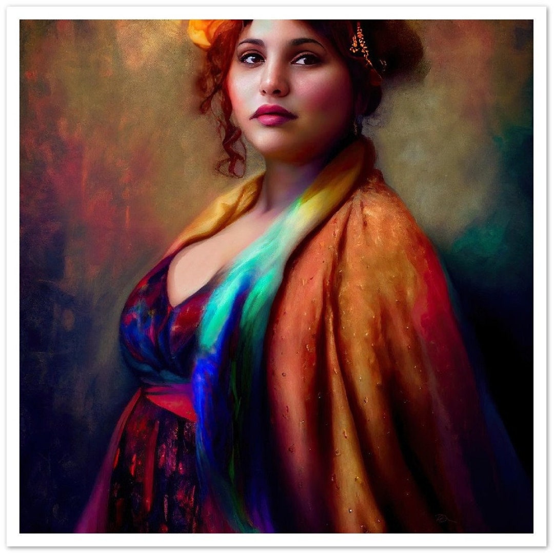 Body Positive Feminist Original Art Print Large Wall Art - Etsy