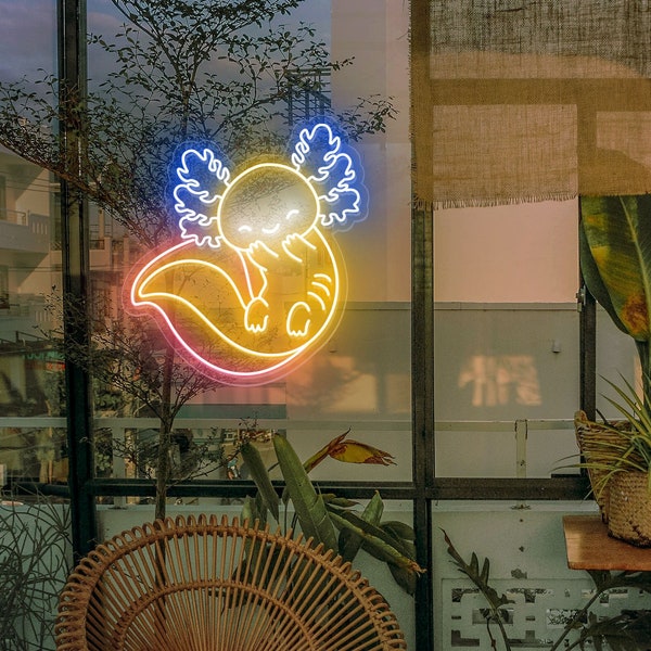 Axolotl Neon Sign - Etsy