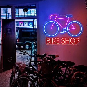 Custom Bike Sign, Bicycle LED Neon Sign, Bicycle Wall Decor, Bike Led ...