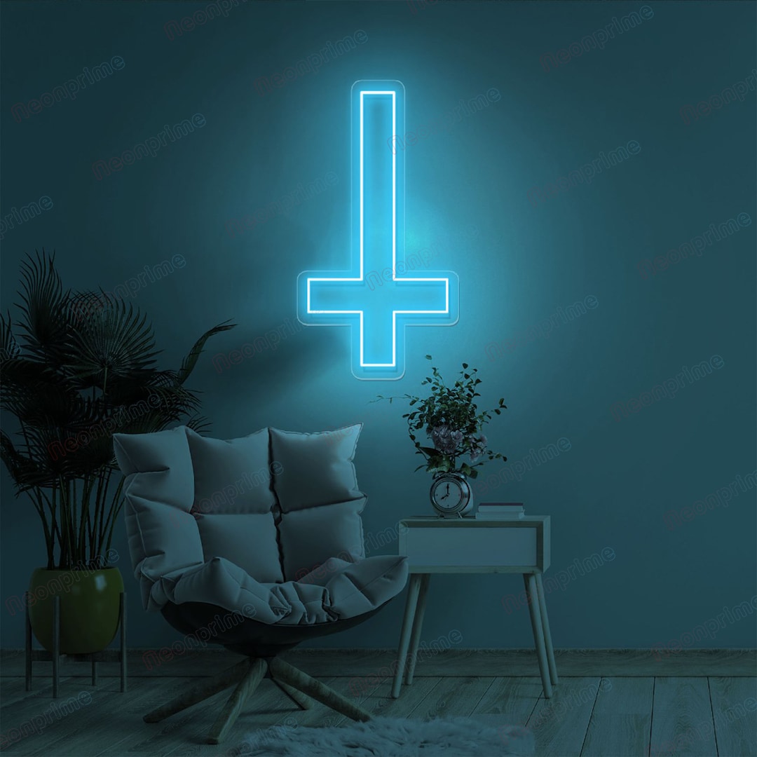 Neon Cross Sign, Home Decoration Flex Silicone LED Neon Sign, Cross of ...