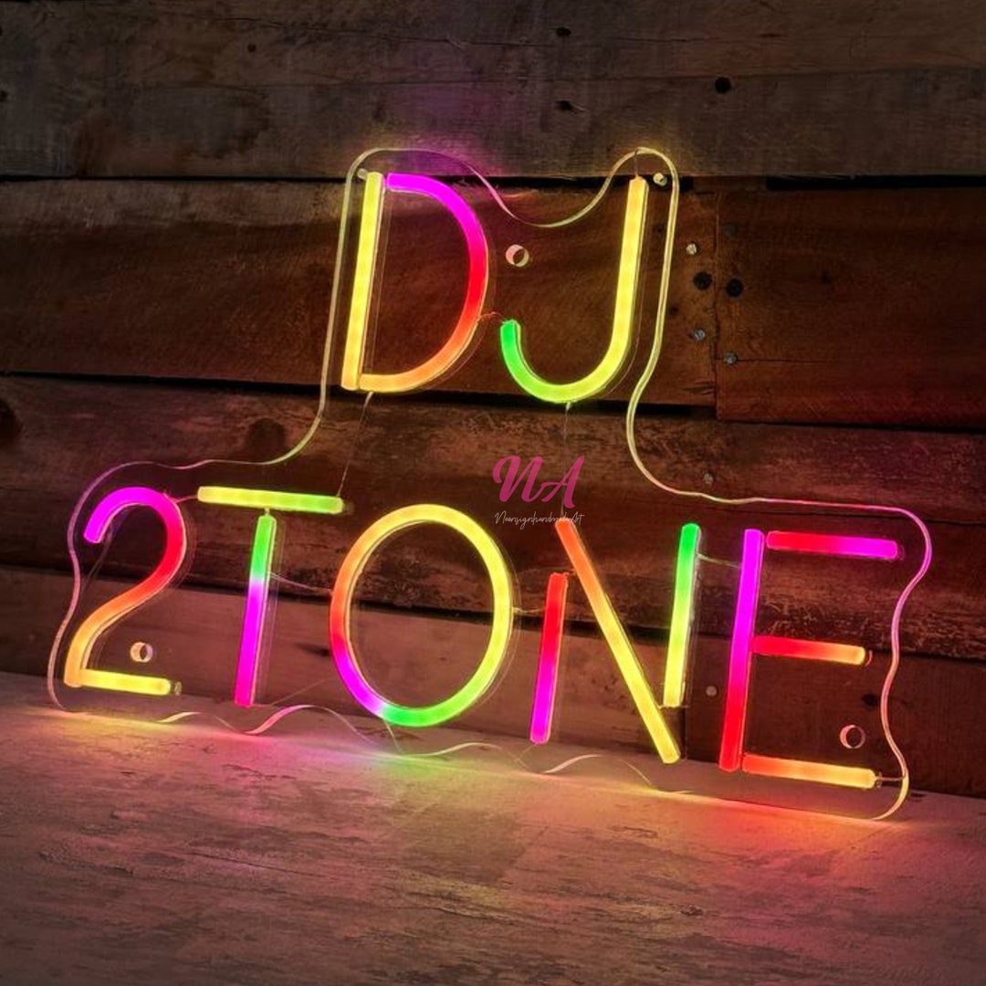 Custom Name Neon Sign Chasing Color Neon Sign Colorful Neon Sign Custom ...