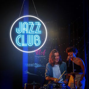 Jazz Club Neon Sign: Custom Coffee Shop LED Wall Decor - Etsy