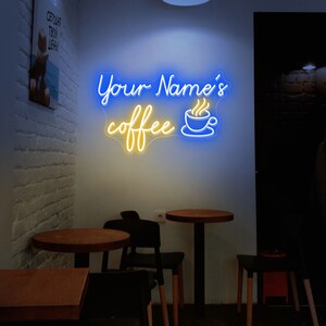 Coffee Neon Sign, Flex Neon Sign, Handcrafted Neon Sign, Wall Neon Sign ...