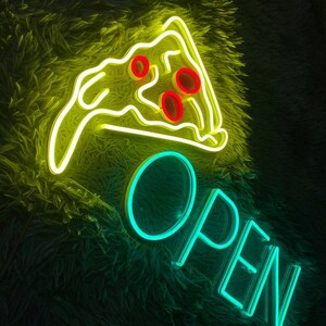 Tempura Neon Open Sign: Japanese Restaurant Decor - Etsy