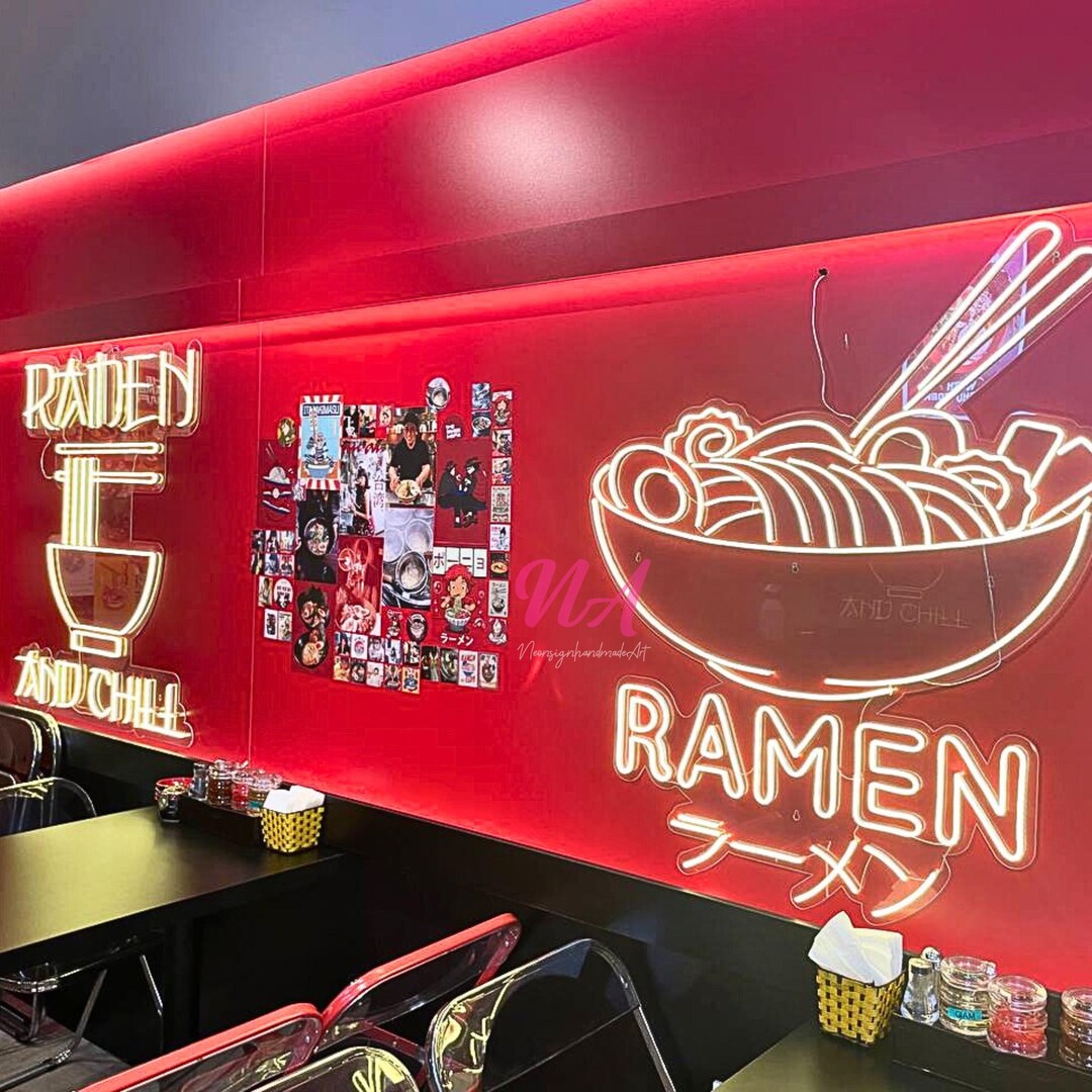 Custom Ramen Neon Sign, Ramen LED Neon Sign, Japanese Ramen Sign ...