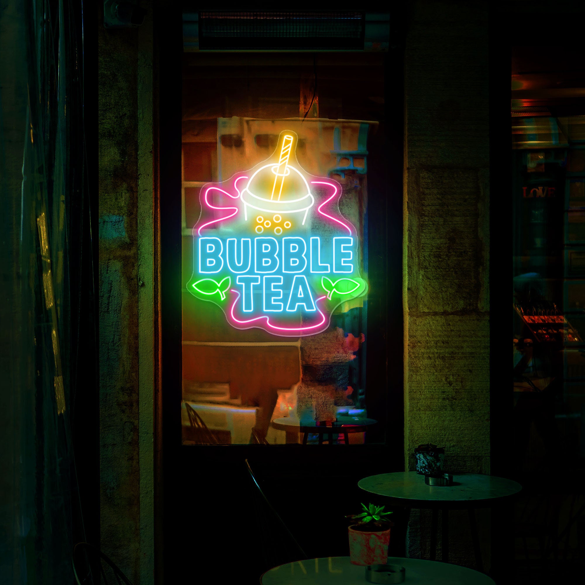 Bubble Tea Neon Sign Milk Tea Led Sign Birthday Giftsneon - Etsy Ireland